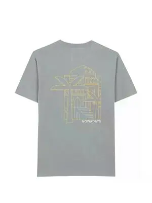 NOWADAYS Graphic-print Cotton T-shirt - Grey