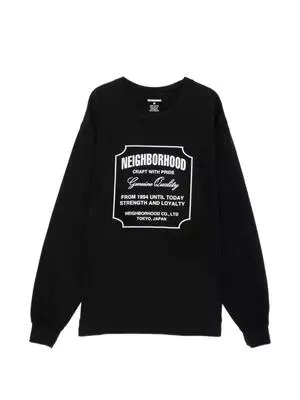 NEIGHBORHOOD Printed T-shirt - Black