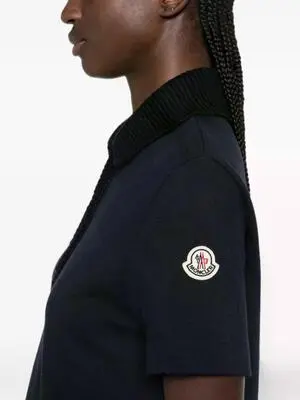 Moncler Logo Patch Mini Dress