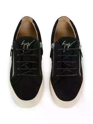 GIUSEPPE ZANOTTI Frankie Low-top Velour Sneakers