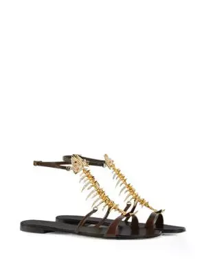 GIUSEPPE ZANOTTI Slim 2.0 Flat Sandals