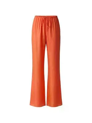 TOCCIN Nela Drawstring Flared Trousers - Orange