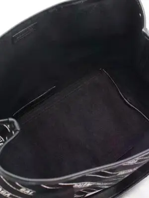 Balenciaga Navy Cabas Tote Bag