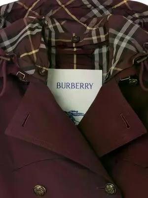 Burberry Short Tropical Gabardine Foxfield Trench Coat