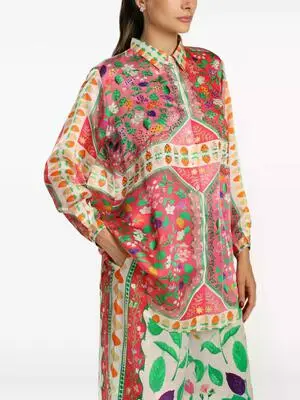 MIAU BY CLARA ROTESCU Floral Print Shirt