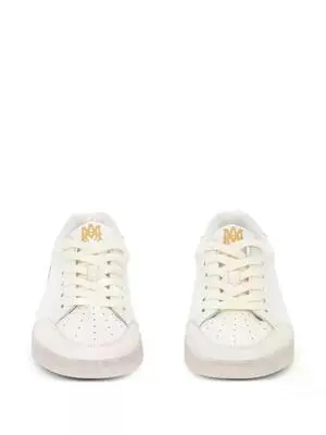 Amiri Blvd Logo Leather Sneakers