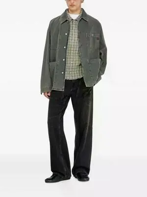DIESEL® Check Shirt With Seersucker Effect