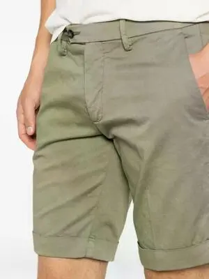 VELA SHOP Turn-up Cuff Belt-loop Shorts