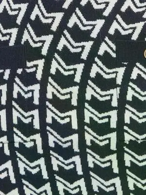 Maje Monogram-pattern Skirt