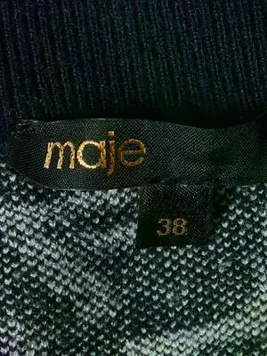 Maje Monogram-pattern Skirt