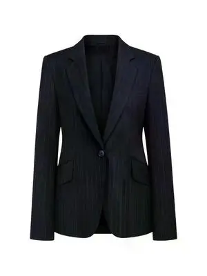 WE-AR4 The Venue Pinstriped Blazer - Blue