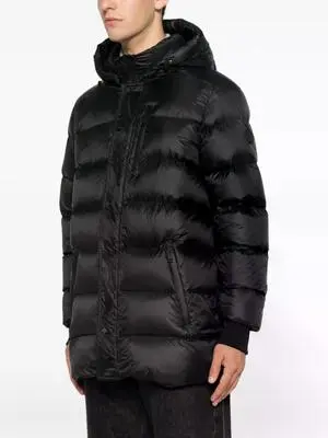 SERGIO MORETTI FIRENZE Logo Patch Padded Jacket