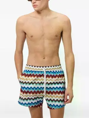 Missoni Zigzag Print Swim Shorts