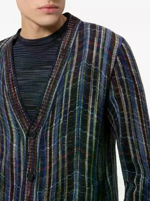 Missoni Zigzag-knit Button-up Cardigan