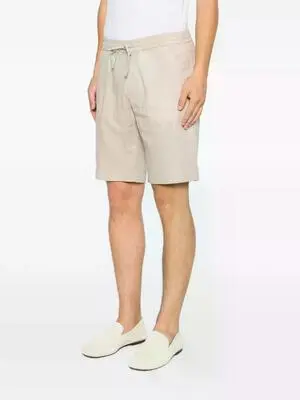 VELA SHOP Elasticated Drawstring Shorts - Neutrals