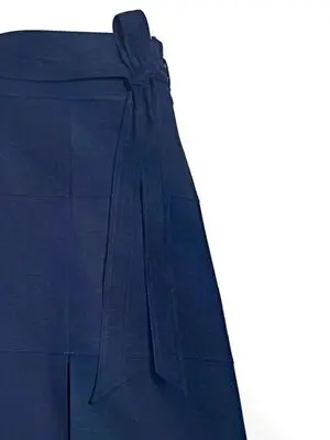 Tanya Taylor Hudson Belted Skirt - Blue