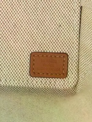 Hermès Sac Steeple Printed Toile With Leather 28 Tote Bag - Brown