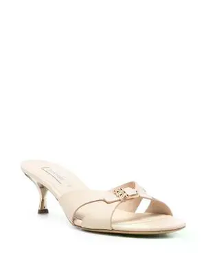 Casadei Logo-plaque Leather Sandals