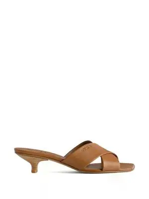 GIUSEPPE ZANOTTI Leather Mules