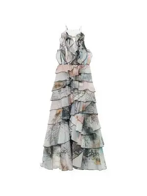 Aje Cleo Ruffled Gown