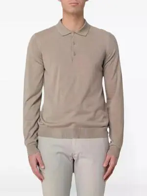 K-WAY Rey Wool Merino Longsleeved Polo Shirt