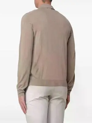 K-WAY Rey Wool Merino Longsleeved Polo Shirt