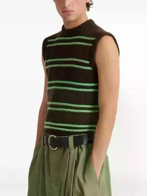 Marni Cashmere Vest With Openwork Knit