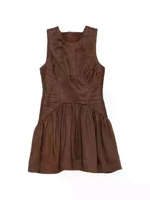 Aje Medea Mini Dress - Brown