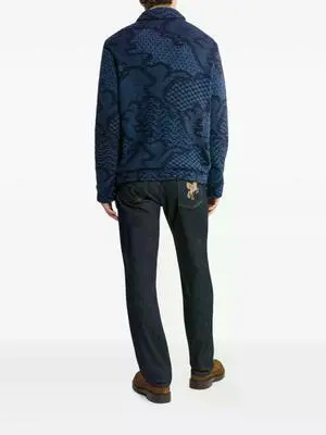 Etro Patterned Wool-blend Overshirt Jacket