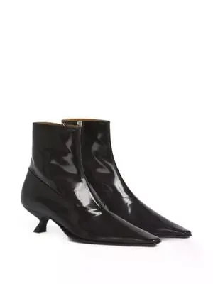 Marni Leather Cindi Ankle Boots