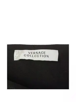 Versace One-shoulder Colour-block Asymmetric Dress