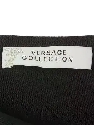 Versace One-shoulder Colour-block Asymmetric Dress