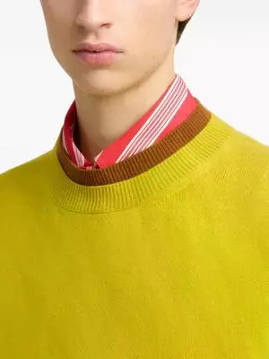 Marni Cashmere Jumper With Layered Trim