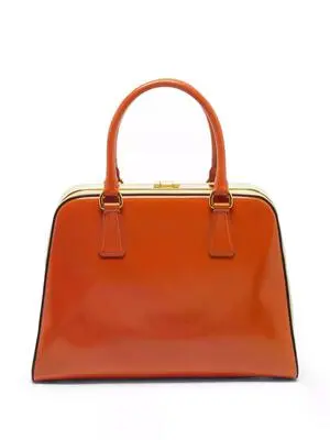 Prada Pyramid Frame Satchel Bag