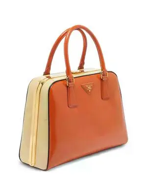 Prada Pyramid Frame Satchel Bag
