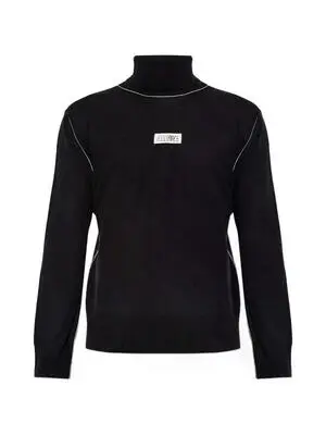 MAISON MARGIELA Contrast Stitch Turtleneck Sweater