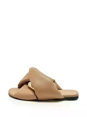 JW Anderson Twist Chain Sandals - Neutrals