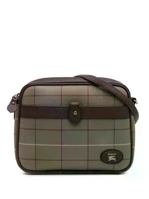 Burberry Vintage Check Canvas Crossbody Bag - Brown