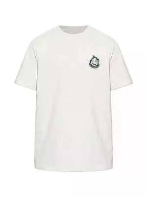 Moncler Logo-patch T-shirt - Neutrals