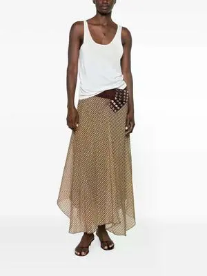 SIR. Cooper Geometric Pattern Maxi Skirt