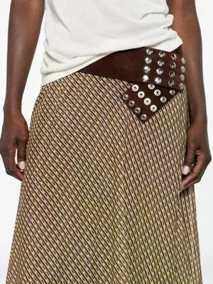SIR. Cooper Geometric Pattern Maxi Skirt
