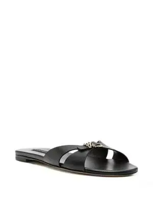 Casadei Logo-plaque Sandals