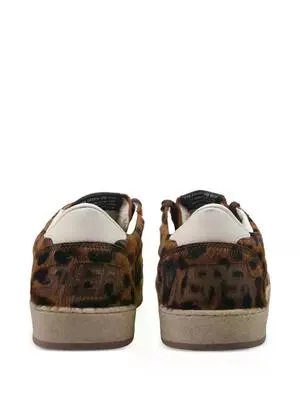 GOLDEN GOOSE Ball Star Leopard Print Sneakers