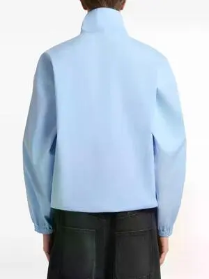 Marni Funnel-neck Cotton Shirt