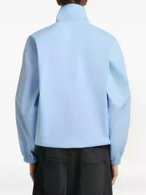Marni Poplin Shirt With Funnel Neck
