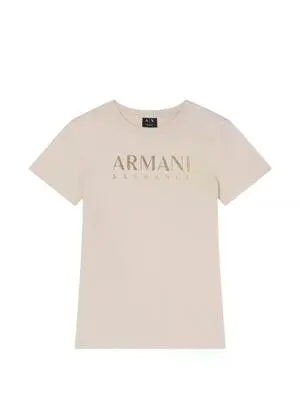 Armani Exchange Logo T-shirt - Neutrals