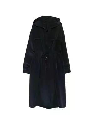 Max Mara Drawstring Hooded Coat