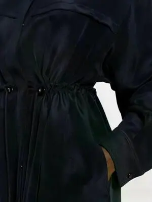Max Mara Drawstring Hooded Coat