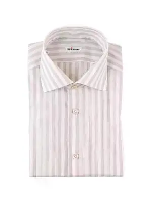Kiton Vertical-stripe Shirt - White