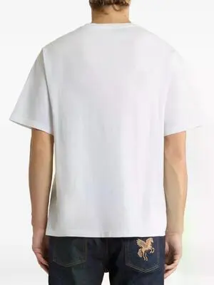 Etro Cotton-jersey T-shirt With Placed Pegaso-print